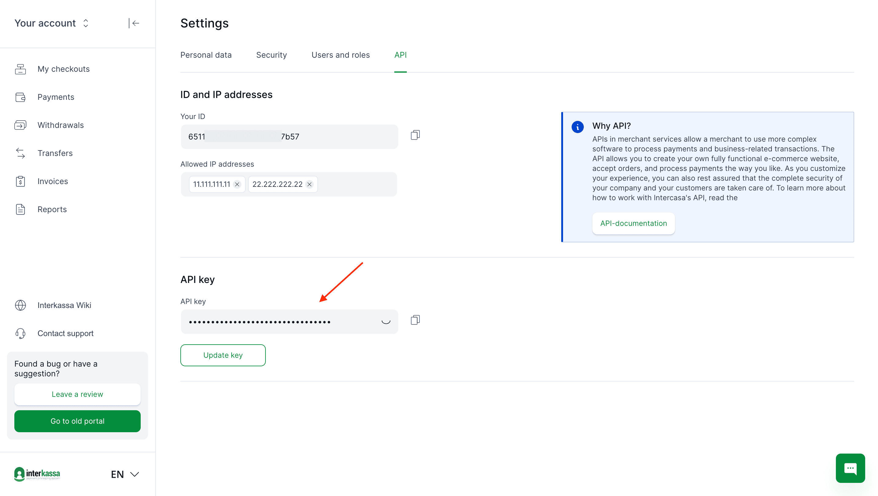 Interkassa Documentation
